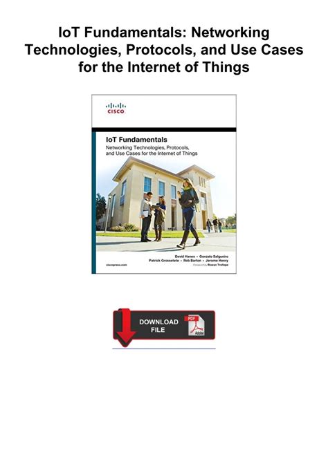Downloadpdf Iot Fundamentals Networking Technologies Protocols And