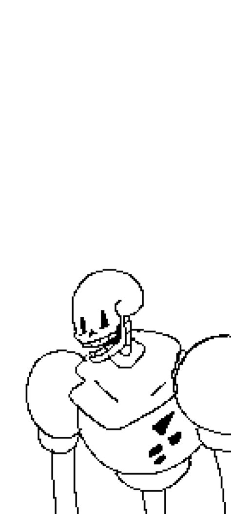 Undertale Papyrus Pixelart By Chichi3002 On Deviantart