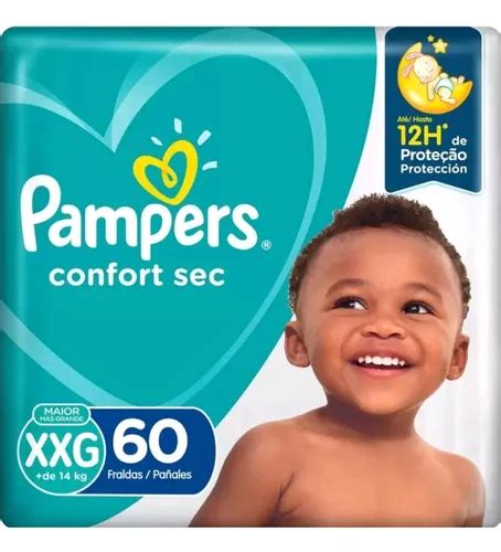 Fralda Pampers Confort Sec Xxg 60 Unidades Mercadolivre
