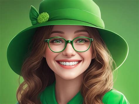 Premium Ai Image Beautiful Girl Wearing Glasses And Hat Generated By Ai