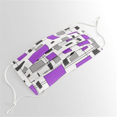 Rectangles And Lines 5 Face Mask By Jumpercat Face Mask Umbrella Mask