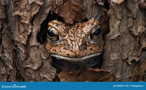 Tree Wood Frog Stock Illustration Illustration Of Nature 336031142