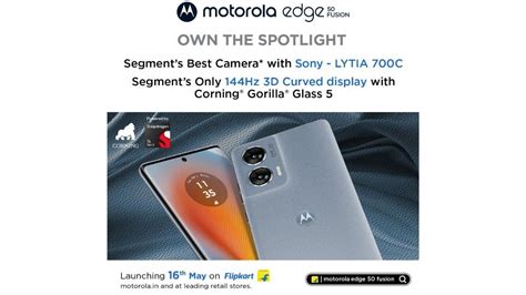 Motorola Edge Fusion Launch Date In India Set For May Check Specifications Price