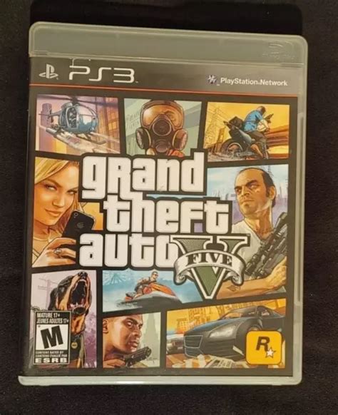 Grand Theft Auto V 5 Playstation 3 Ps3 5 55 Picclick Ca