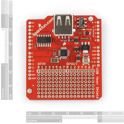 USB Host Shield Para Arduino Sparkfun DEV 09947 BricoGeek