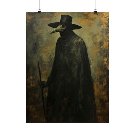 Black Plague Doctor Art