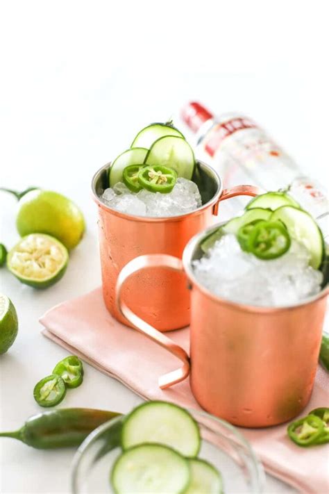 Jalapeño Cucumber Moscow Mule Cocktail Recipe Salty Canary