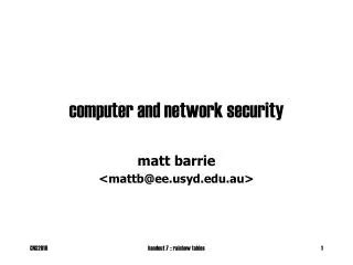 PPT Computer Network Security An Important Subject PowerPoint Presentation ID 7684772