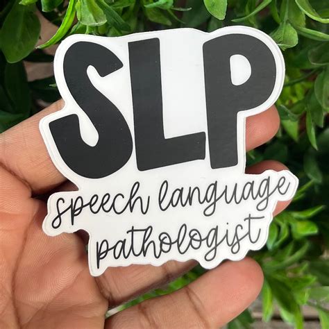 Slp Sticker Speech Language Pathologist Decal Speech T Laptop