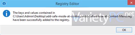 วธเพม Safe Mode ไวทเมนคลกขวาใหเรยกใชไดงายๆ VarietyPC net