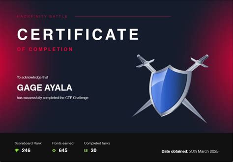tryhackme hackfinity ctf cybersecurity redteam cloudsecurity… gage ayala