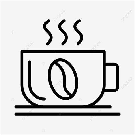 뜨거운 커피 라인 아이콘 벡터 커피 컵 마시다 Png 일러스트 및 벡터 에 대한 무료 다운로드 Pngtree