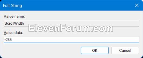 Change Scrollbar Size In Windows 11 Windows 11 Forum