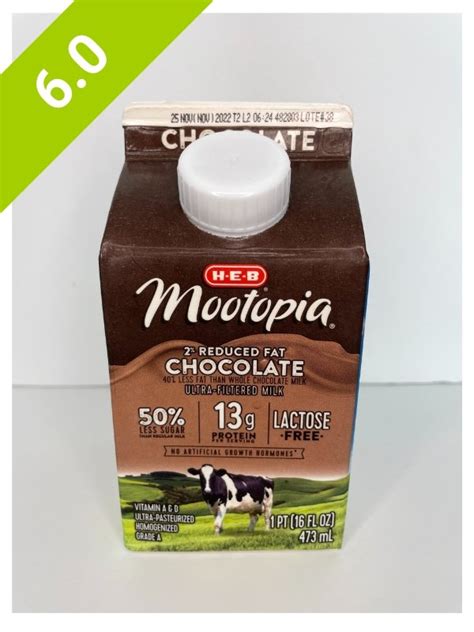 Heb Mootopia Reduced Fat Chocolate Milk — Chocolate Milk Reviews