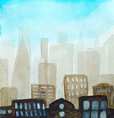 City Foggy Windows Stock Illustrations 92 City Foggy Windows Stock