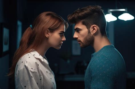 Shot Of A Young Couple Having An Argument In Front Of The Camera