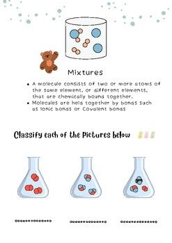 Element Compound And Mixtures By PAONY STUDIO TPT