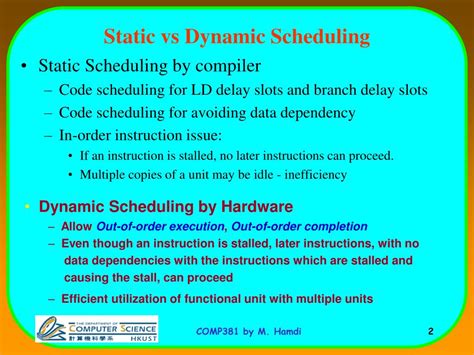 Ppt Pipelining Dynamic Scheduling Through Hardware Schemes