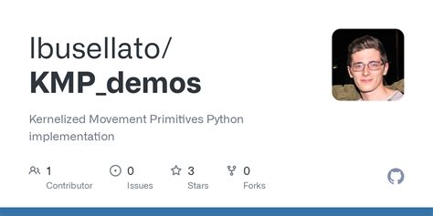 Github Lbusellatokmpdemos Kernelized Movement Primitives Python