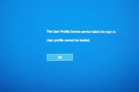 User Profile Service Failed The Sign In On Windows 11 Fix