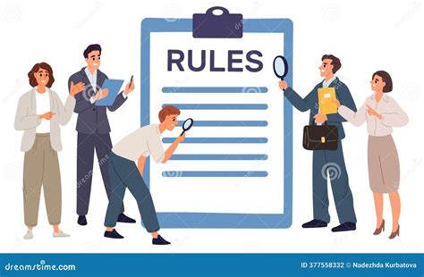 Guidelines Tablet Means Instructions Protocols And Ground Rules Royalty Free Stock Image