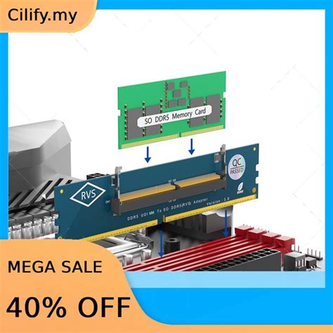 Laptop So Ddr5 Ram To Desktop Ddr5 U Dimm Adapter Ddr5 Memory Ram Adapter Card Shopee Malaysia