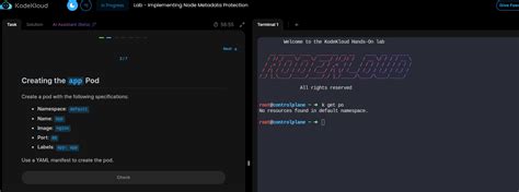 cks lab implementing node metadata protection q 1 kubernetes