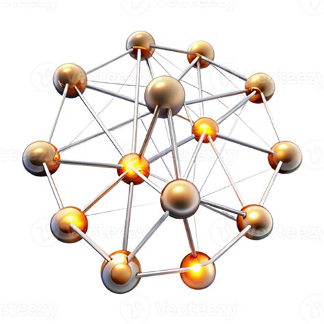 Magnificent Abstract A Network Of Interconnected Nodes Glowing With Data Traffic Visualized As