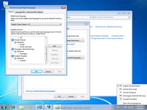 Customising Windows 7 Deployments Part 6 Adding Multiple Keyboard
