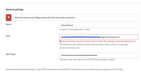 Utilizing Okta Log Streaming On Splunk Cloud