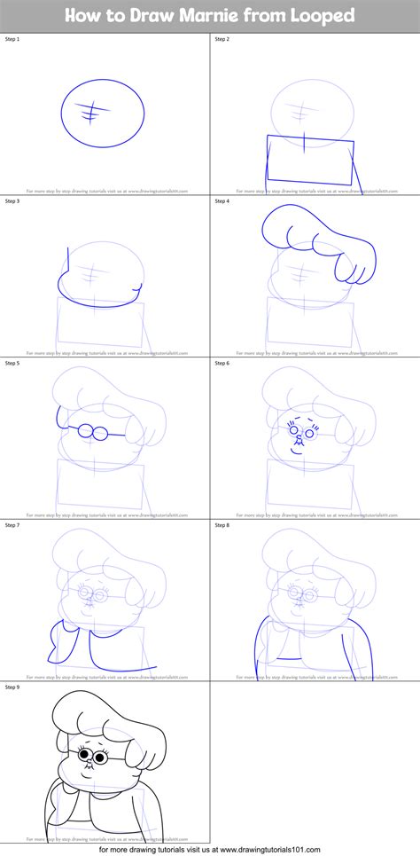 How To Draw Marnie From Looped Looped Step By Step DrawingTutorials101 Com