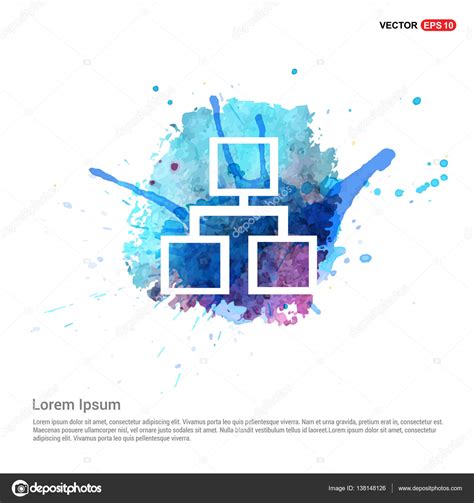 Hierarchical Network Icon Stock Vector By ©ibrandify 138148126