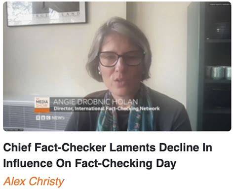 Mrc Complains That Fact Checkers Lament The Mrc Promoted Demise Of Fact Checking X