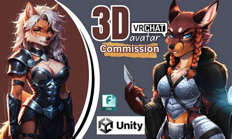 Create 3d Vrchat Avatar With Gogo Loco Furry Avatar Nsfw Vrchat Avatar By Cr3dhub Fiverr