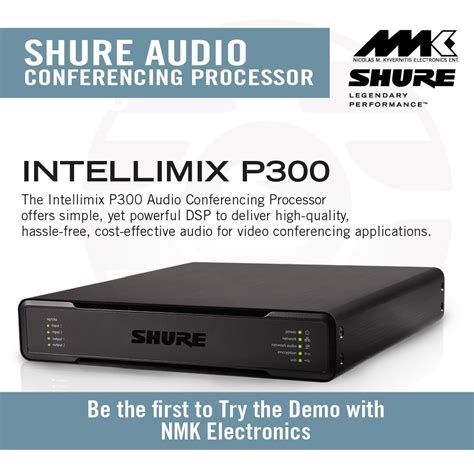 Nmk Electronics Trading Llc On Linkedin Shure P300 Intellimix Audio Conferencing Processor