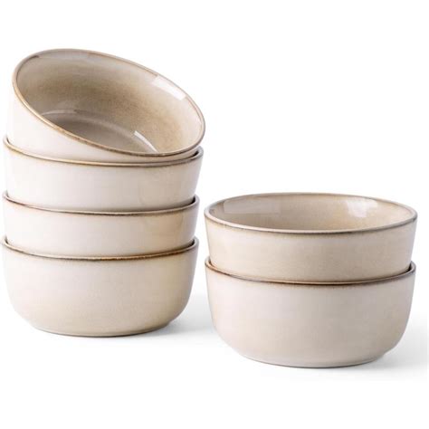 Amorarc Cereal Bowls Set Of 6 For Kitchen 26oz Stoneware Soup Bowls
