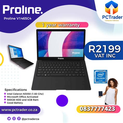 Proline V C Intel Celeron N Gb Gb Second Hand Pctrader Computer Solutions