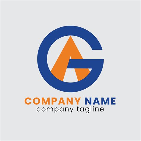 Ag Letter Template Design Logo Suitable For Tech And Gaming Start Up