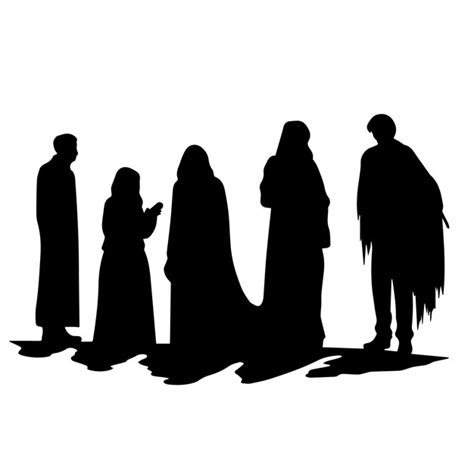 Premium Vector A Black And White Of A Ghost Vector