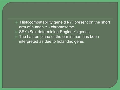 Sex Linked Inheritance Sex Influence Inheritance And Sex Limited Characters Pptx