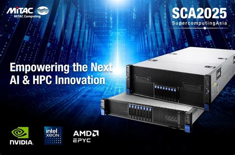 mitac computing showcases cutting edge ai and hpc servers at