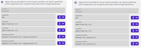 How To Move An Object To A Certain Position Using Physics2 How Do I