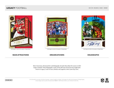 2023 Panini Legacy Football Hobby Box Da Card World
