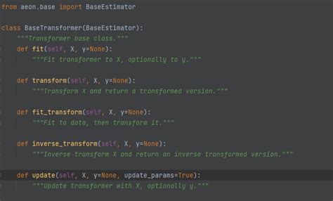 Overview Of The Base Class Structure Aeon 0100 Documentation