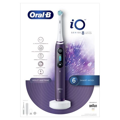 Oral B Io 8 Violet Ametrine Szczoteczka Elektryczna Io 8 Fioletowa Opis 4210201450665 • Cena