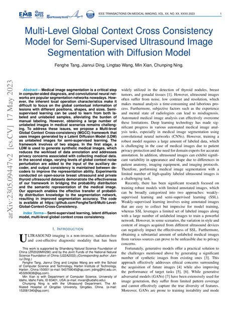 Multi Level Global Context Cross Consistency Model For Semi Supervised