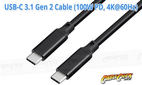 Cm USB C Cable USB Gen Gbps W PD K Hz