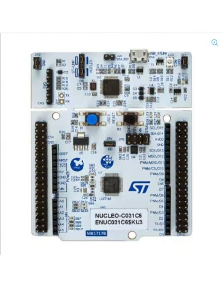 stm32 nucleo 64 with stm32c031c6 mcu supports arduino and st morpho