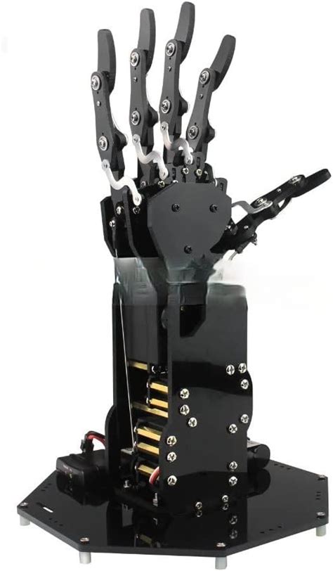 Lxswy Bionic Palm Robot Brazo Bionic Robot Hand Palm Mecánico Brazo Cinco Dedos Con Sistema De