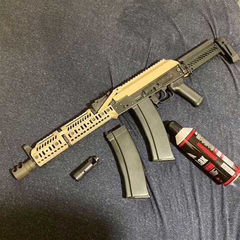 Yahooオークション Ghk Ak 105 Garand Thumb風 カスタム ガスブロ A